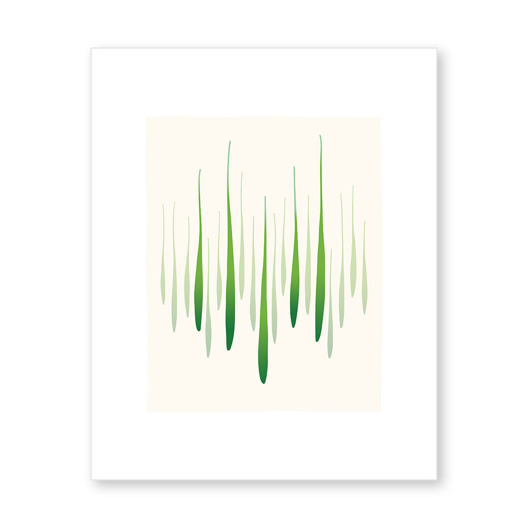 Reed Rise Art Print: Nature's Elegance – On The Wall Framing